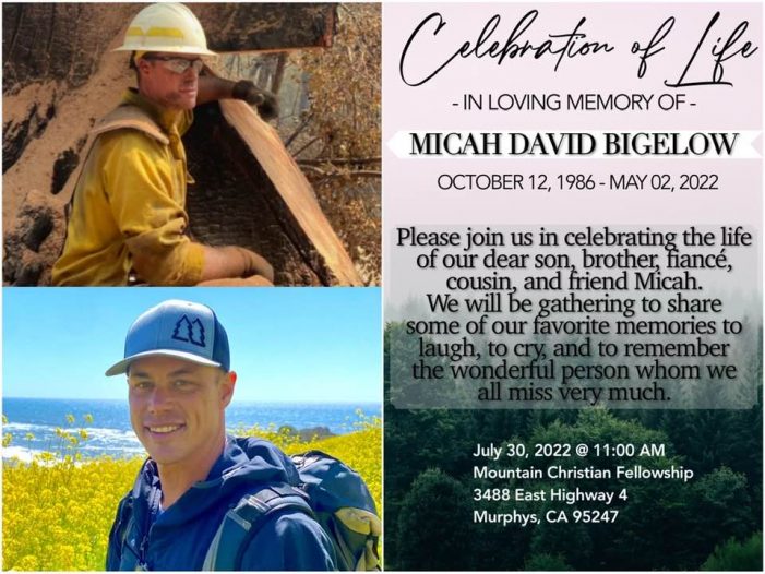 Micah David Bigelow October 12, 1986 – May 2, 2022 (Celebration of Life ...