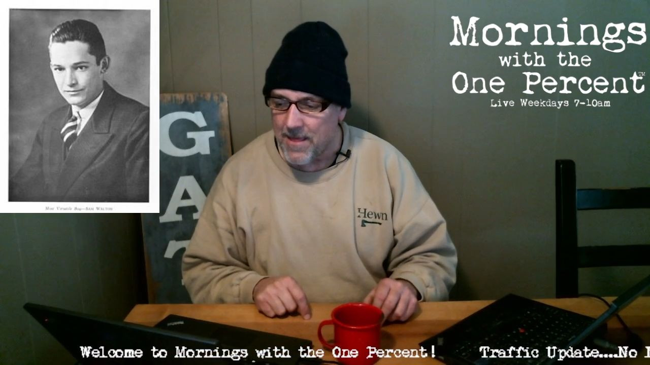 Mornings with the One Percent™ Will Start at 9am Today! This Morning’s ...