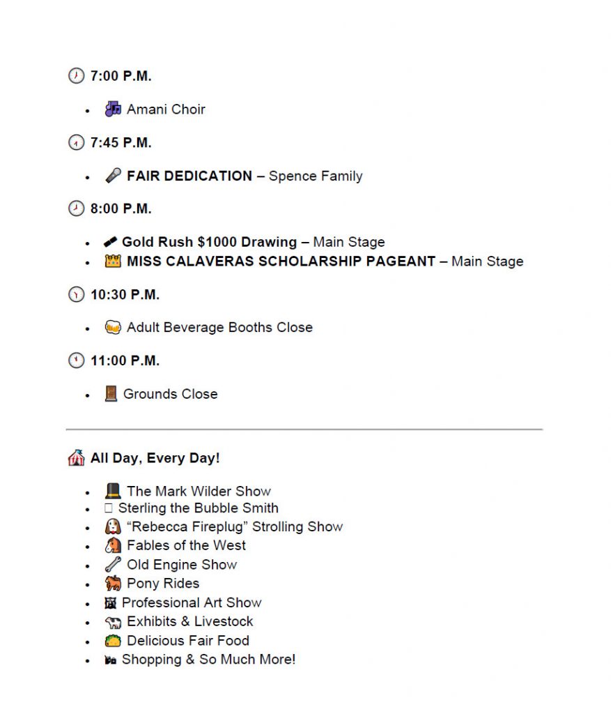 Calaveras County Fair & Jumping Frog Jubilee May 15-18,2025! Day One ...