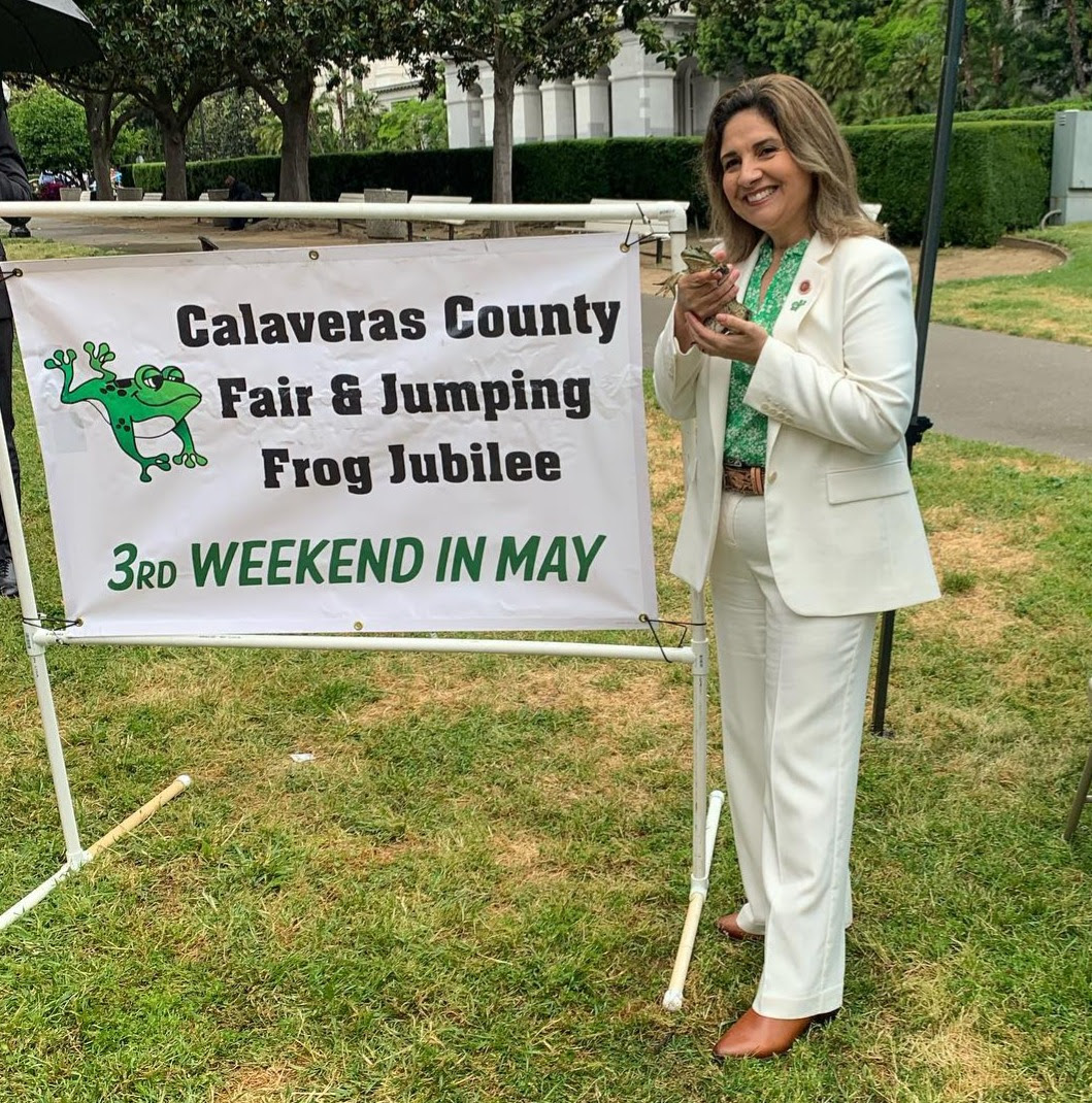 Senator Marie Alvarado-Gil Welcomes Media to Capitol Frog Jump ...