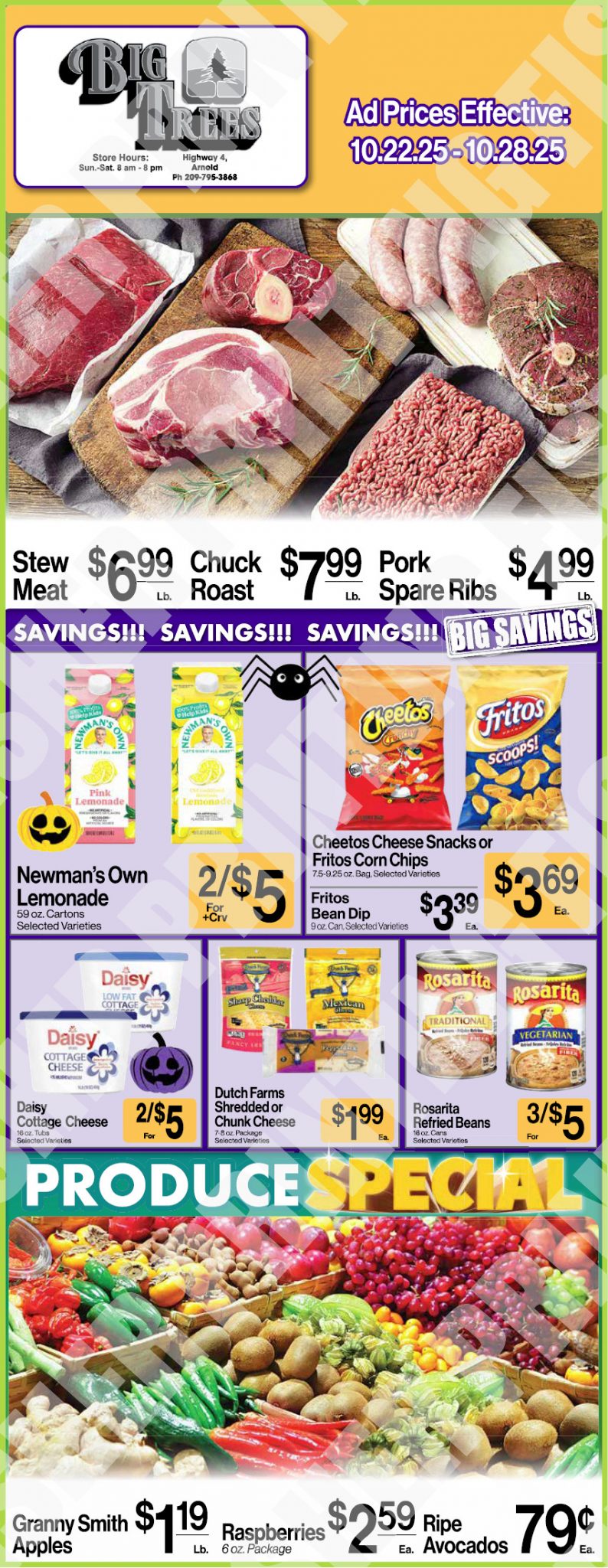 Big Trees Market Weekly Ad with Grocery, Produce, Meat & Deli Specials ...