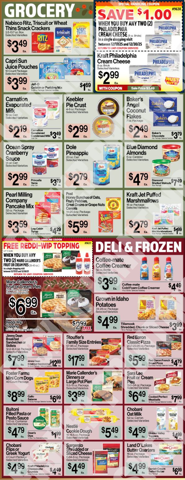 Big Trees Market Big Christmas Ad with Grocery, Produce, Meat & Deli ...