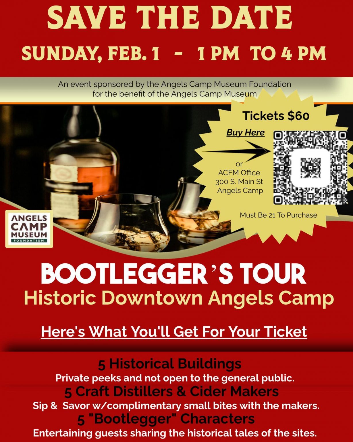 Bootlegger’s Tour – Downtown Angels Camp – The Pine Tree